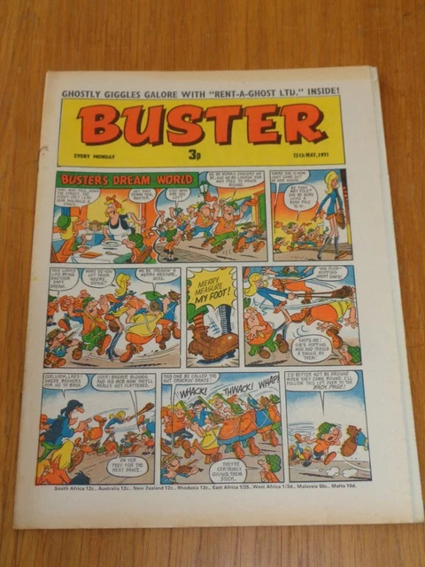 BUSTER 15TH MAY 1971 Fleetway British Weekly Comic* EUR 9,74 - PicClick FR