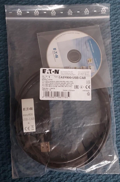 EATON , MOELLER , Easy800-USB-CAB , Neu, OVP, Garantie, Rechnung EUR ...