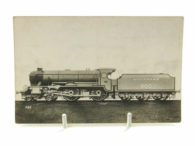 ANTIQUE REAL PHOTOGRAPH railway train postcard Southern Railway Eton ...