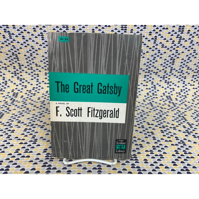 THE GREAT GATSBY - F. Scott Fitzgerald - Vintage Paperback Book ...