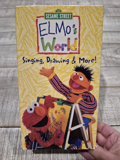 ELMO'S WORLD: SINGING, Drawing & More! (VHS, 2000) $15.00 - PicClick CA