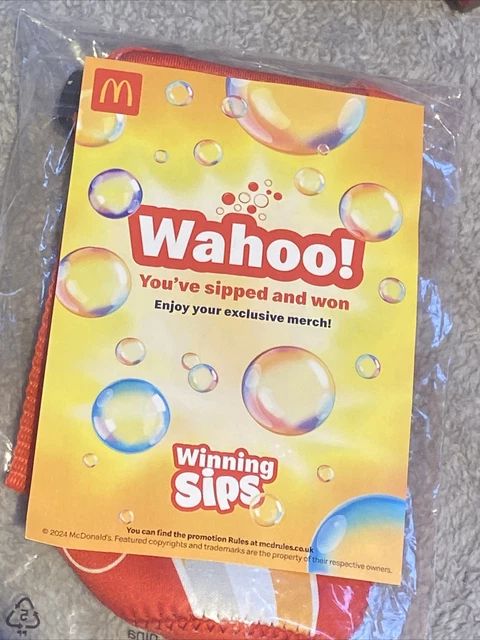 COCA COLA MCDONALDS Winning Sips Drink Sling 2024 UK Exclusive £8.00 ...