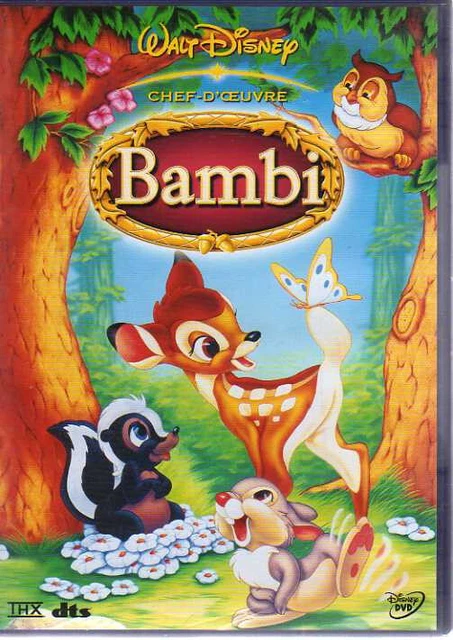 DVD WALT DISNEY Chef-d'oeuvre--BAMBI--Long métrage EUR 2,50 - PicClick FR
