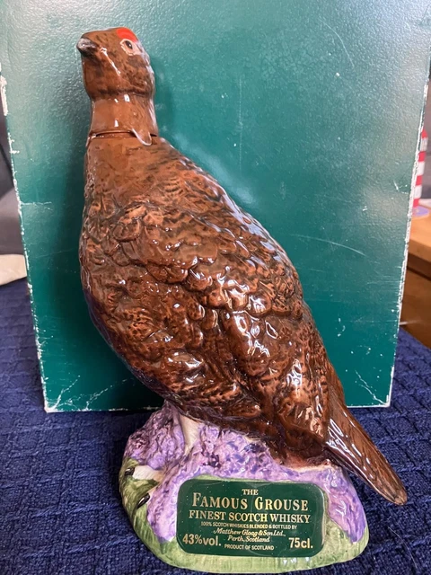VINTAGE FAMOUS GROUSE Whiskey Decanter Royal Doulton 1980s Perth ...