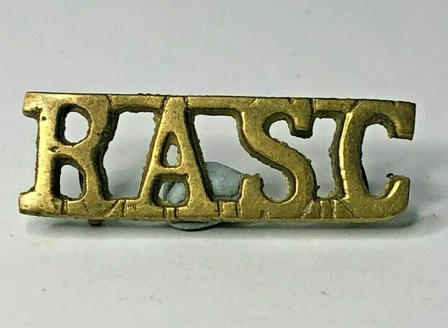 WW2 RASC ROYAL Army Service Corps Theatre Made Egyptian Sand cast ...