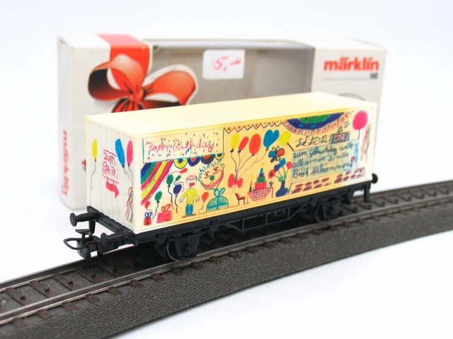 MÄRKLIN 4426 GÜTERWAGEN Happy Birthday H0 OVP (BC1494) EUR 5,99 ...