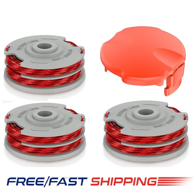STRIMMER SPOOL LINE&CAP for Flymo Trimmer Contour XT, 500, 500E, 650E ...