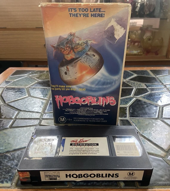 HOBGOBLINS VHS CLAMSHELL Video Tape 1988 Vintage Horror Movie Ex Rental ...