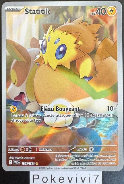 CARTE POKEMON STATITIK 196/182 Holo Secrète EV4 Ecarlate et Violet PAR ...