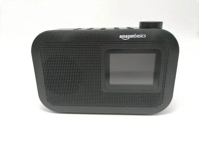 AMAZON BASICS PORTABLE DAB/DAB+/FM Radio with Color Display Black ...