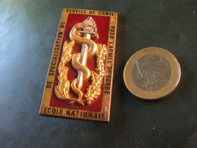 INSIGNE militaire service sante ecole (c47) EUR 3,99 - PicClick FR