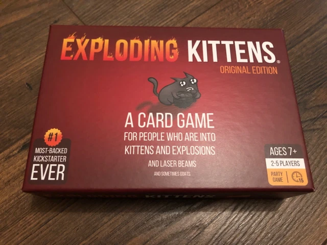 EXPLODING KITTENS CARD Game - used once, for people who are into ...
