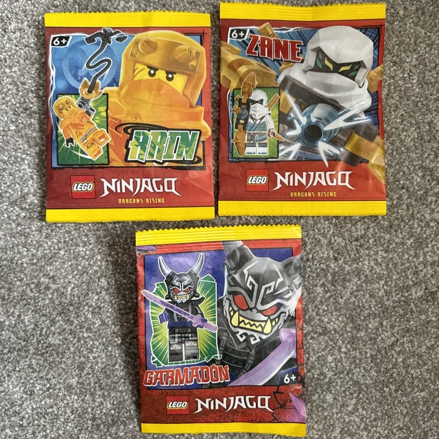 LEGO NINJAGO MINIFIGUREN Neu Dragon Rising Bündel / Set - Zane - Arin ...