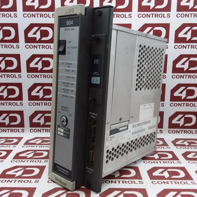 PC-0984-685 | MODICON | CPU Module, Programmable, 115/220VAC; 24VDC ...