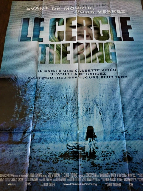 LE CERCLE THE Ring *Affiche ORIGINALE 120x160cm *47" 63" *2002 EUR 29,00 - PicClick FR