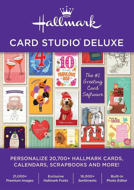 HALLMARK CARD STUDIO Deluxe New Ver For 2024 2 DVD'S $64.09 - PicClick CA
