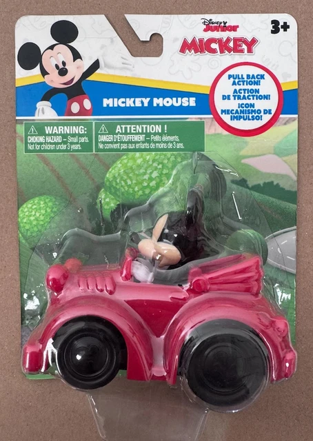 DISNEY JUNIOR MICKEY Mouse Pull Back Action Toy Car £10.00 - PicClick UK