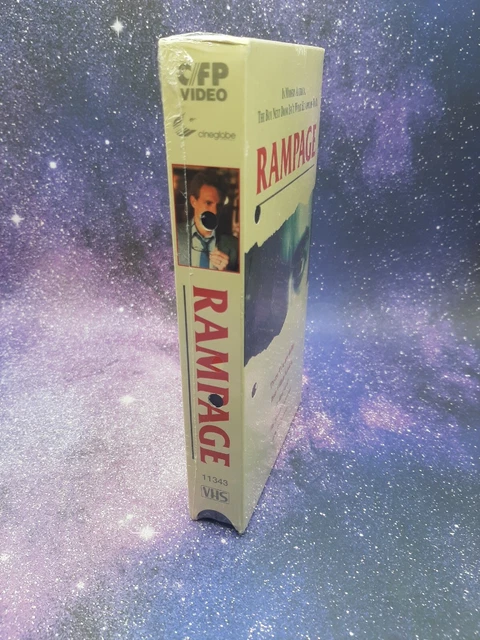 RAMPAGE (CFP, 1992) VHS Thriller Michael Biehn RARE SEALED First ...
