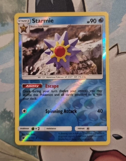 POKEMON CARD STARMIE Crimson Invasion Reverse Holo Rare 16/111 Sun & Moon EUR 2,10 - PicClick IT