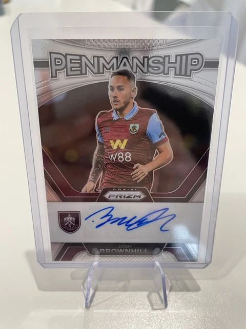 JOSH BROWNHILL AUTO 2023-24 Prizm Premier League Penmanship ASTON VILLA ...