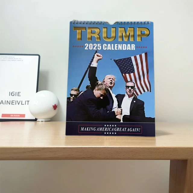 TRUMP RALLY EVENTS Calendar Trump 2025 Calendar Trump Shooting Monthly ...