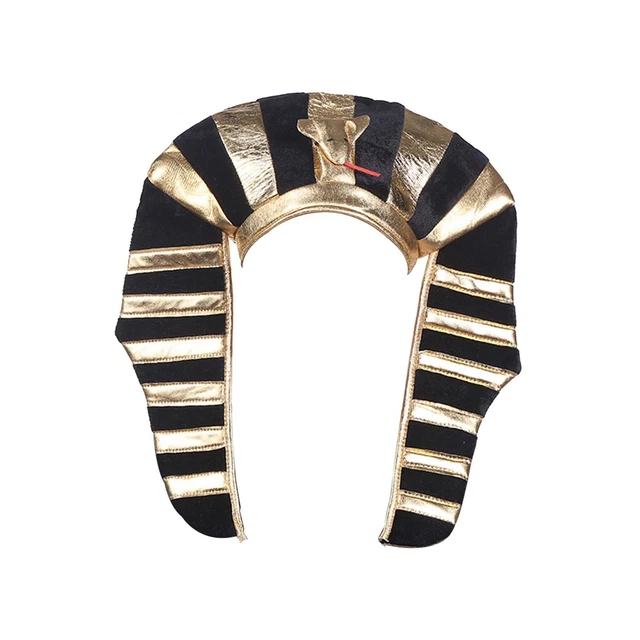 EGYPTIAN PHARAOH HAT Pharaoh King Tut Costume Props Halloween Costume ...