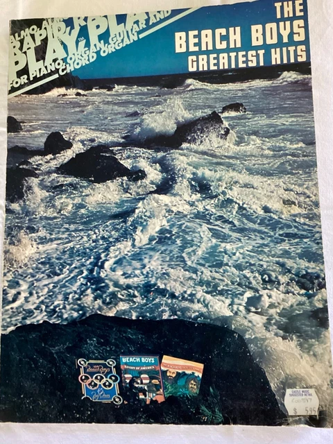 RARE THE BEACH Boys Greatest Hits vintage 1977 sheet music anf lyrics ...