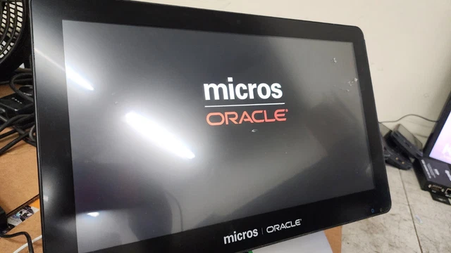 MICROS ORACLE WORKSTATION 6 Terminal POS Win 10 w/Stand No Ac Adpater ...