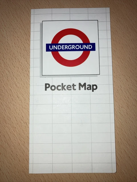 LONDON UNDERGROUND TUBE Map. (. Pocket. Map. 1986. ) £4.99 - PicClick UK