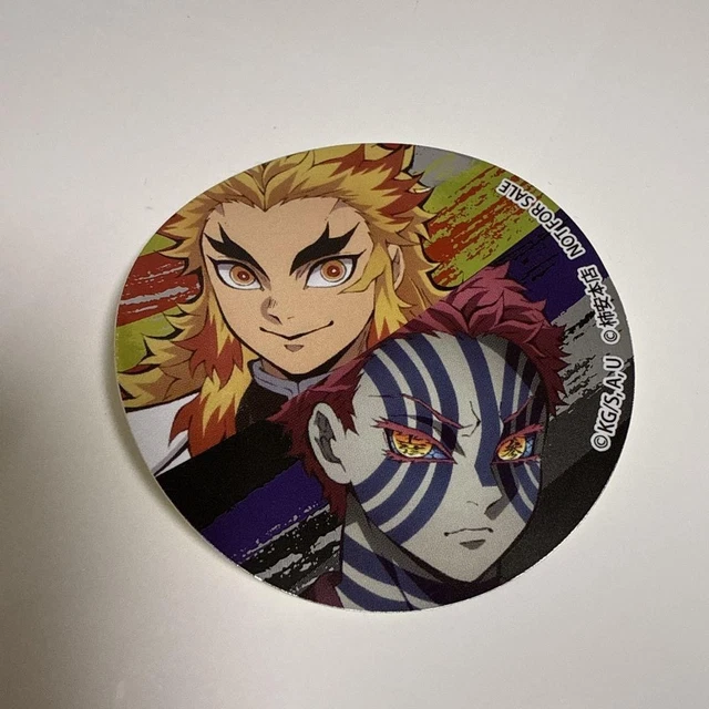 DEMON SLAYER KAKIYASU Collaboration Beef Hole Sticker Akaza Rengoku EUR ...