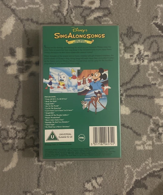 DISNEY SING ALONG Songs VHS Tapes £15.00 - PicClick UK
