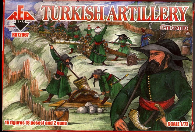 RED BOX MODELS 1/72 17th CENTURY TURKISH ARTILLERY Figure Set £8.72 ...