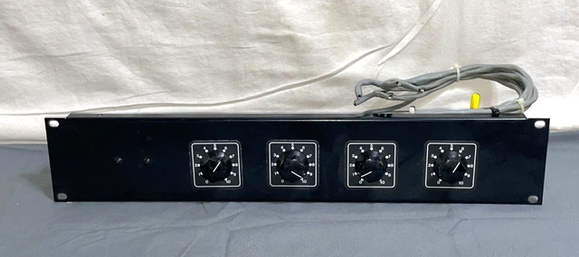 VINTAGE ALTEC SOUNDOLIER AT-35 dual dial 3.5dB Stepped Attenuator RACK ...