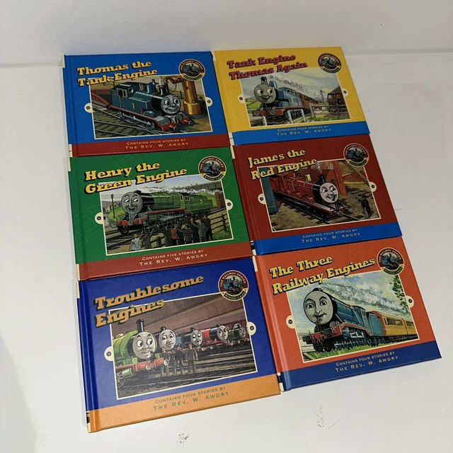 VINTAGE 'THOMAS THE Tank Engine' Railway Series books by Rev. W. Awdry |Set Of 6 £7.99 - PicClick UK