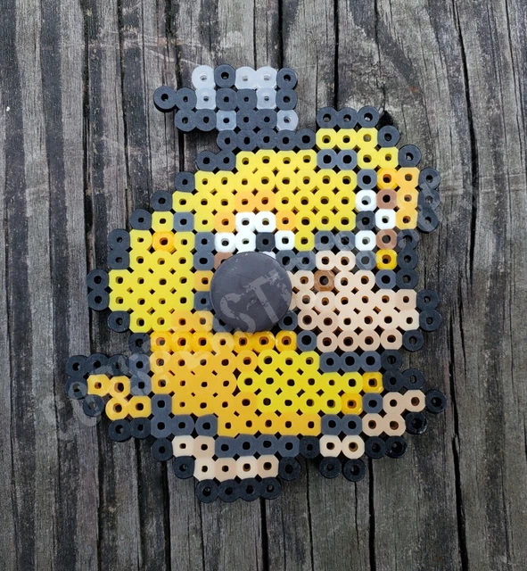PSYDUCK POKÉMON PIXEL Art Perler Art Magnet £6.65 - PicClick UK