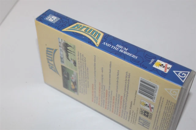 BRUM AND THE Robbers And Other Stories Vhs Video 1994 ABC Kids Ragdoll ...