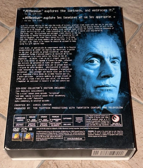 MILLENNIUM - THE Complete Third Season DVD Region 1 Box Set Season 3 £ ...