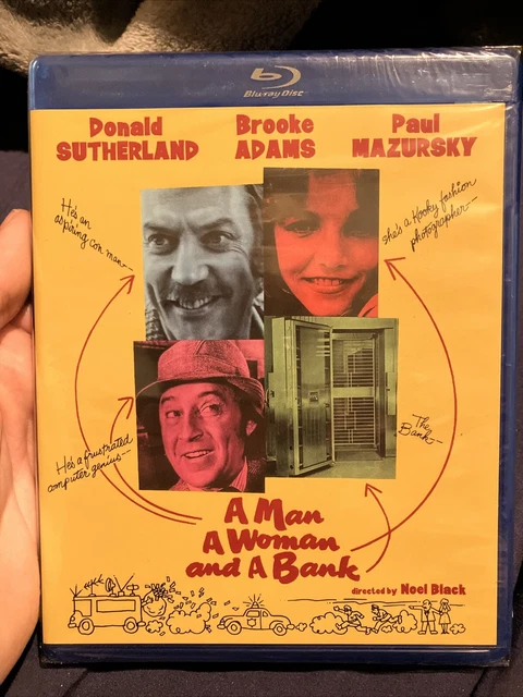 A MAN, A Woman and a Bank (Blu-ray, 1979) Donald Sutherland, Brooke ...