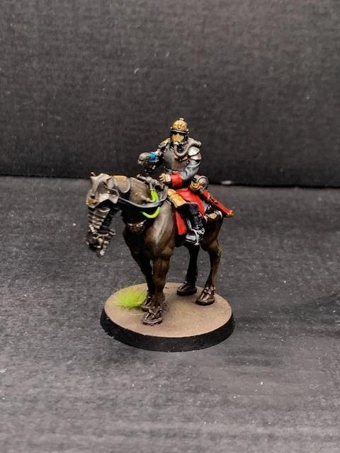 SERGENT DEATH KORPS of Krieg Death Rider Ridemaster peint Warhammer 40k ...