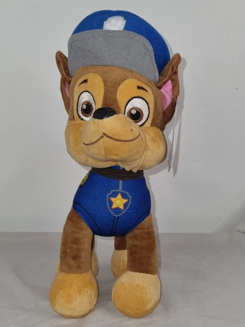 PAW PATROL LARGE PLUSH (CHASE) 12" (30.5cm) KIDS SOFT TOY - NICKELODEON ...