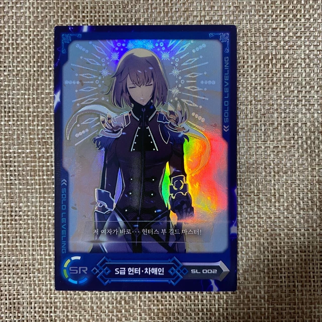SOLO LEVELING SL 002 Super Rare SR Holo Card | Korean Webtoon Trading ...