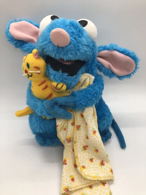 DISNEY TUTTER MOUSE Plush 7" Bear in the Big Blue House Blanket Cat ...