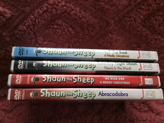 4 SHAUN THE sheep DVD's see photo for titles £2.50 - PicClick UK