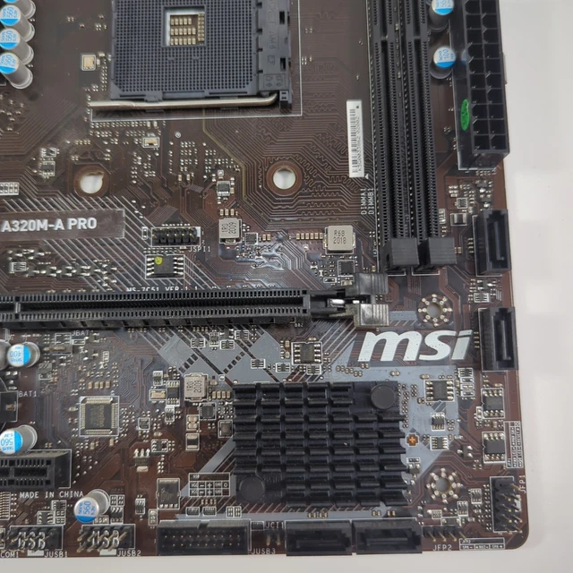 MSI A320M-A PRO AMD AM4 MOTHERBOARD Used Working Condition £40.00 ...