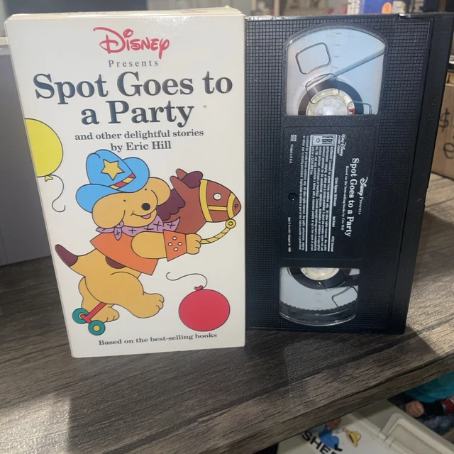 DISNEY SPOT GOES to a Party (VHS, 1994) Eric Hill King Rollo Films £3. ...