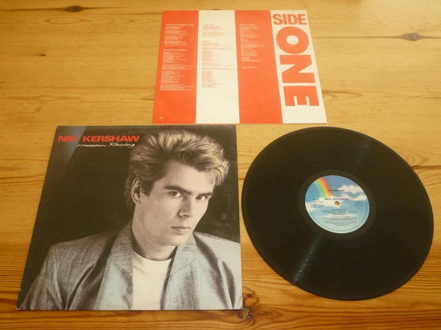 NIK KERSHAW HUMAN RACING VINYL ALBUM RECORD LP +INNER 1st PRESS 1984 ...