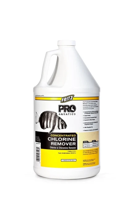 FRITZ PROAQUATICS CONCENTRÉ Chlore Solvant 1 Gallon Marres Culture EUR ...