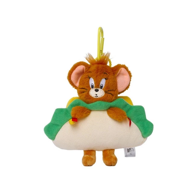 TOM AND JERRY Cartoon Taco Cake Jerry Mouse Pendant With Soft Short ...