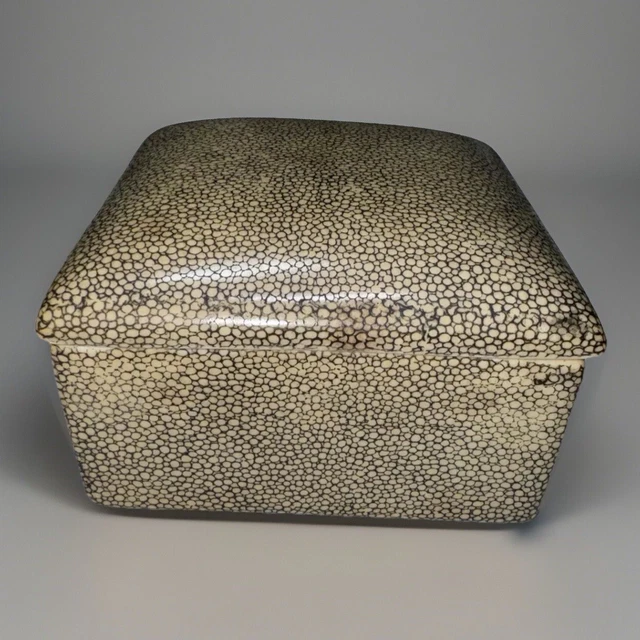 RARE TOZAI HOME decor Square Box Lid Porcelain Bubble Glaze $60.00 ...