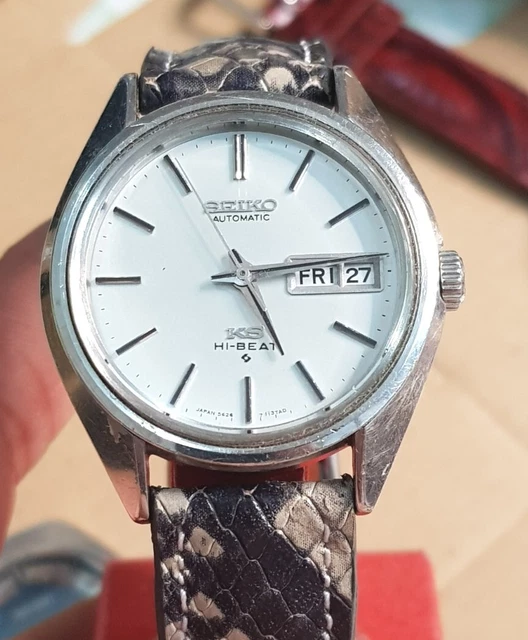 VINTAGE KING SEIKO Ks 5626 Hi Beat 28800Bph Automatic 25J Ss Mens Watch $337.45 - PicClick CA